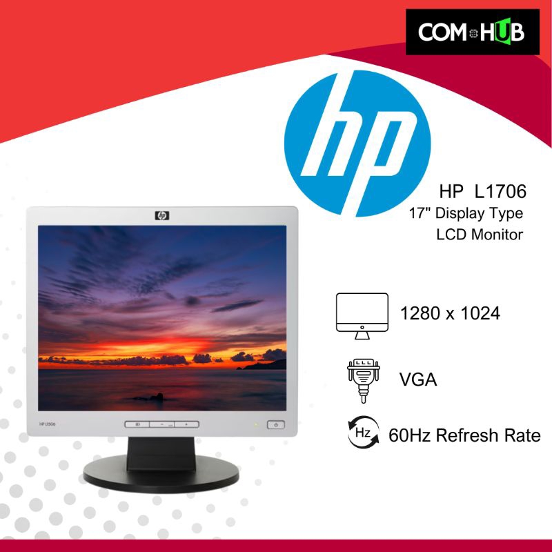 Com Hub PC | HP L1706 17-inch LCD Monitor | Shopee Philippines