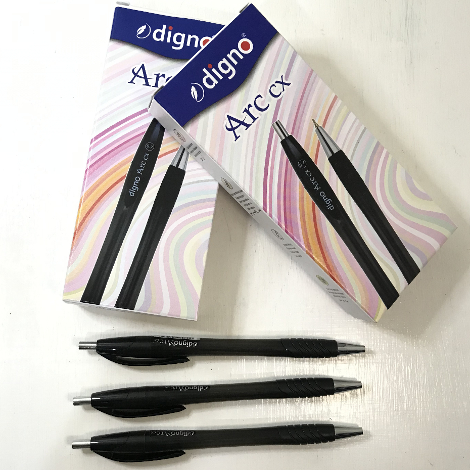 10pcs/per pack Digno Arc Cx Retractable Semi-Gel Retractable Ballpoint ...