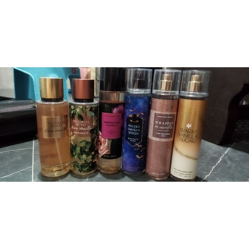 BBW and VS Vanilla Scents | Shopee Philippines