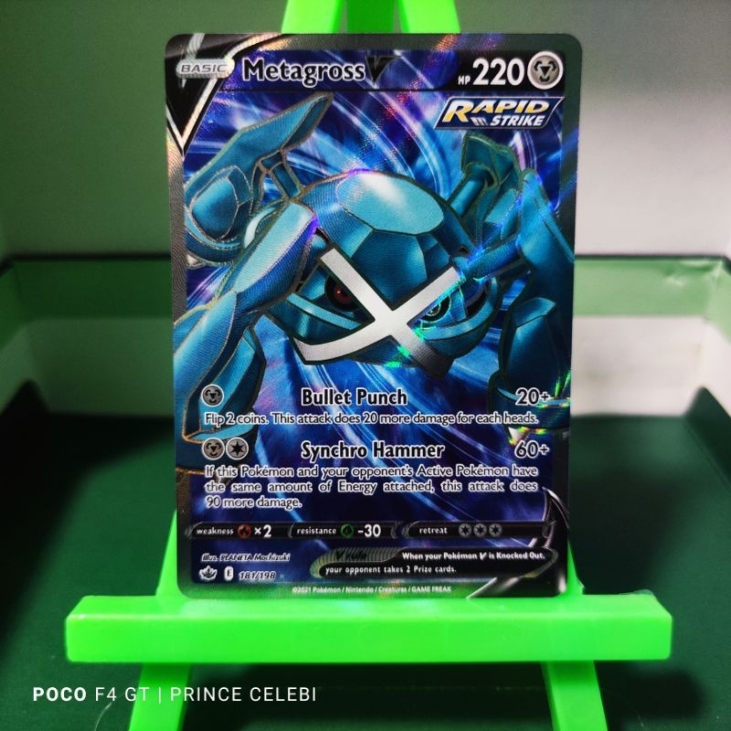 Pokemon TCG - Metagross V Full Art | Shopee Philippines