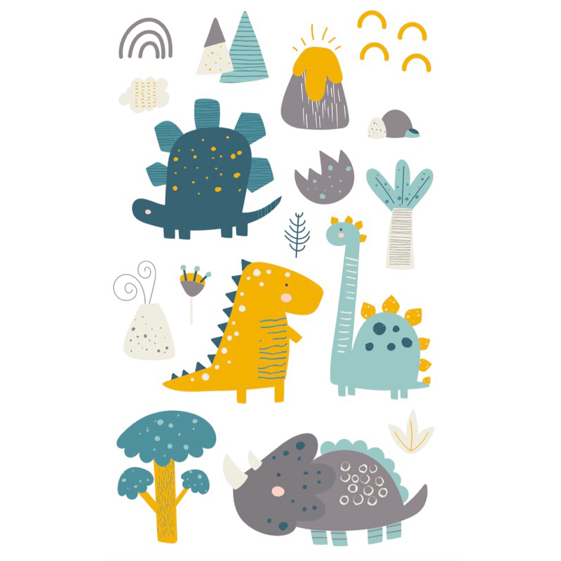 Die cut Stickers - Dino Fun | Shopee Philippines