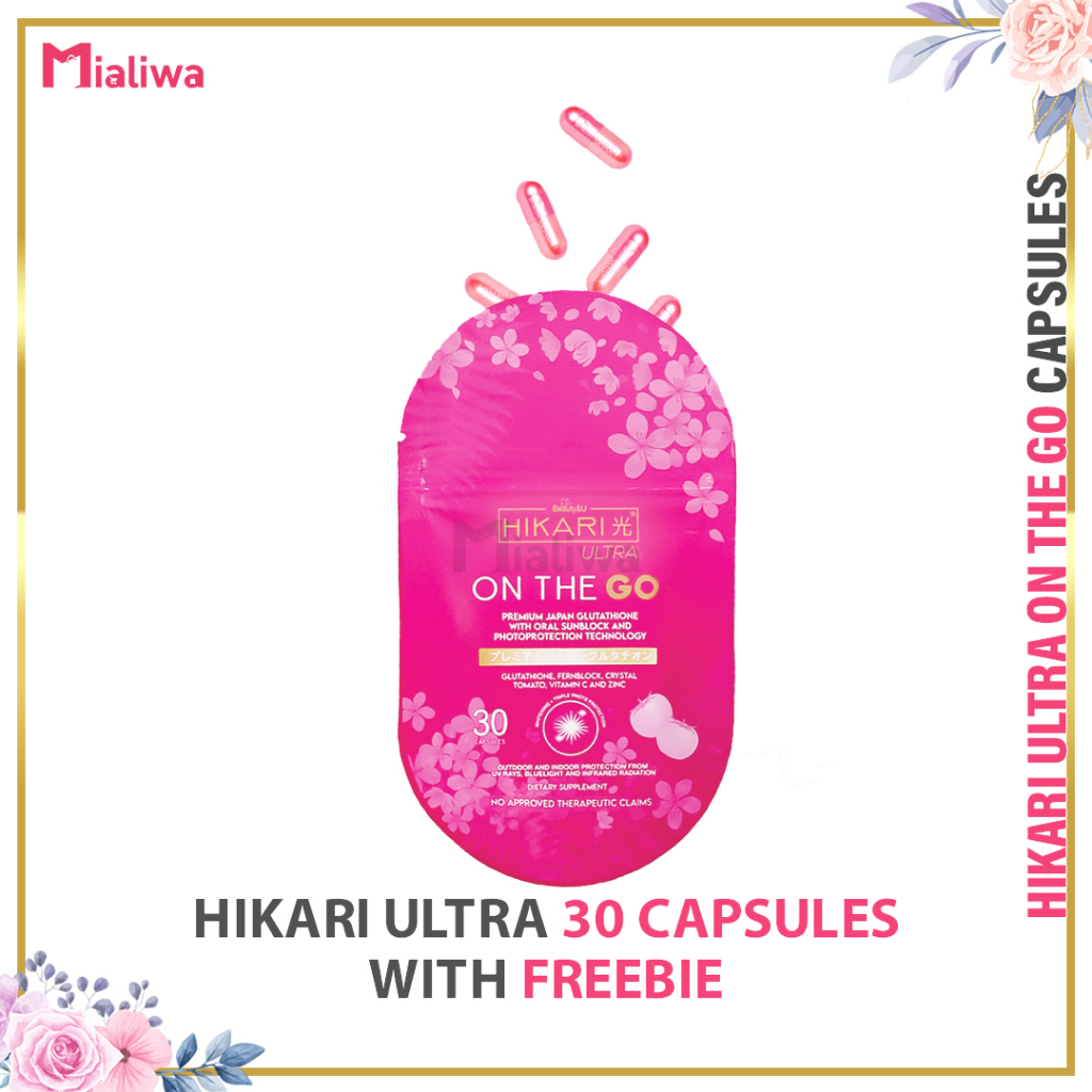 Hikari Slim & Ultra Glutathione Capsules, Pampapayat Slimming Pampaputi ...