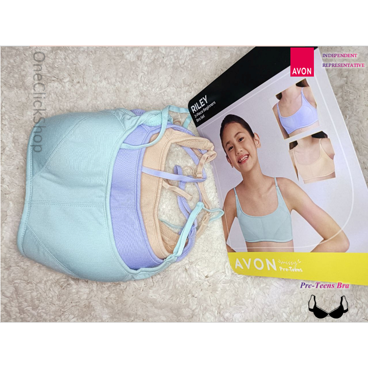 AVON BEGINNERS RILEY 3in1 for 8 to 12 years old Pre Teens BRA | Shopee ...