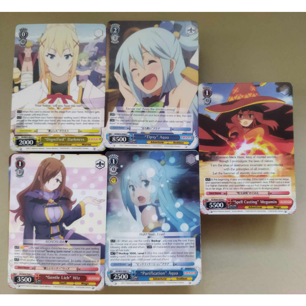 KonoSuba Cards (496 pieces) | Shopee Philippines