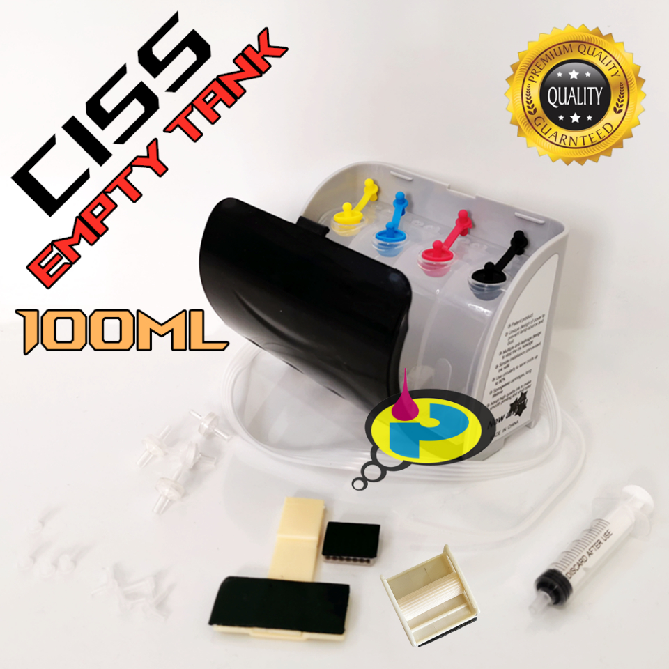 Ciss Kit tank 100ml 4 colors for Continuous printer ciss eco tank ...
