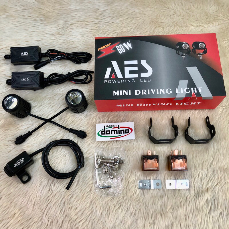 AES Mini driving light 60 WATTS version 3 with 3 way switch and relay ...