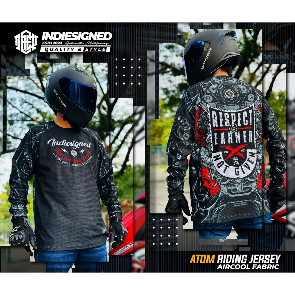 ATOM AIRCOOL FABRIC(INDIESIGNED OFFICIAL) | Shopee Philippines