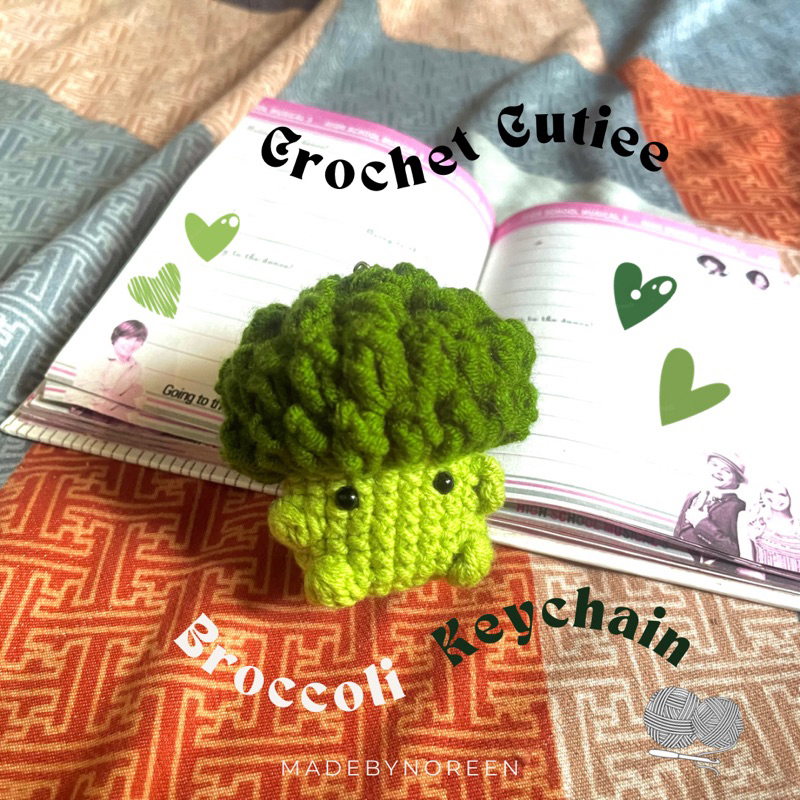Broccoli Crochet Keychain | Shopee Philippines