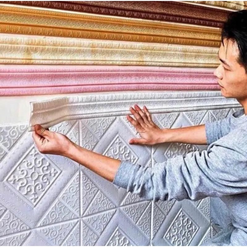 Aceking Hub 3d Foam Boarder Lining Home Decor 8cm by 77cm Waterproof ...