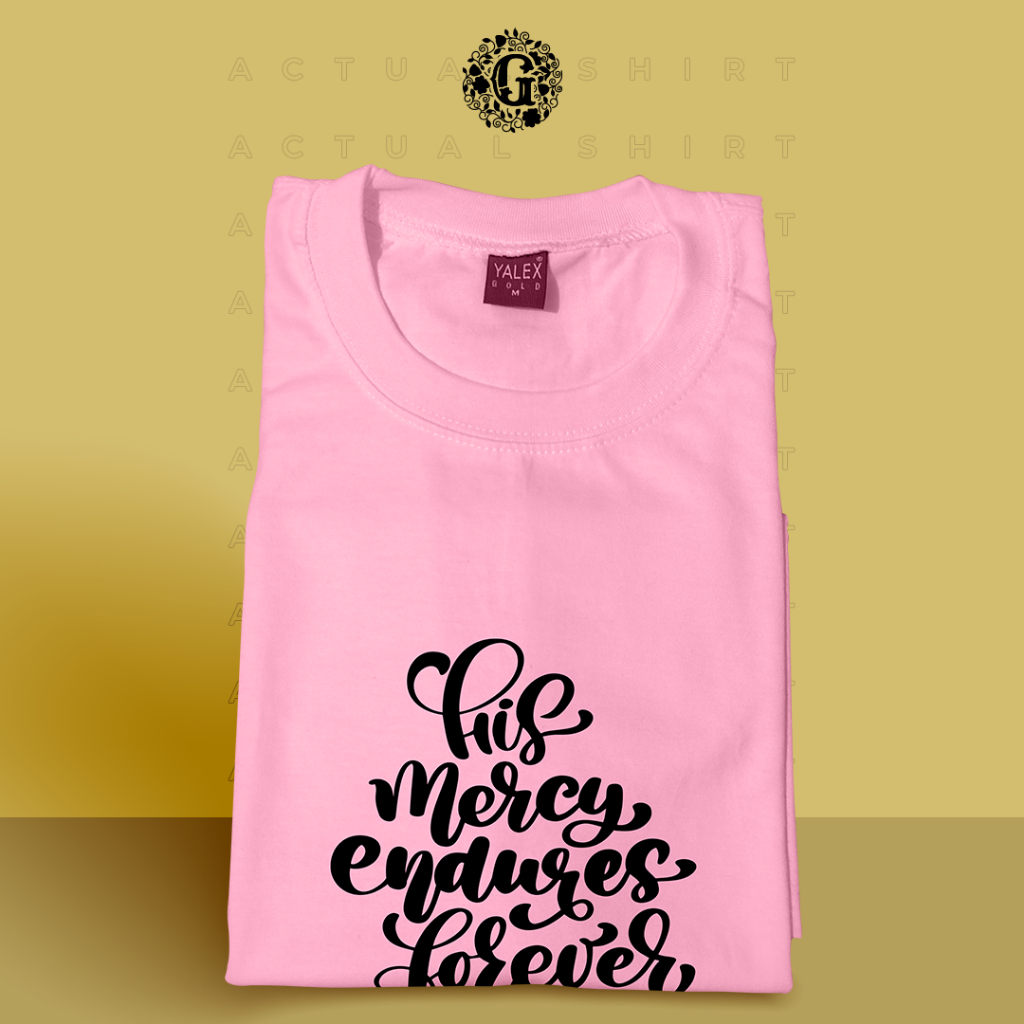 Mercy, Bible Verse Shirt, Vinyl Print, Unisex | Shopee Philippines