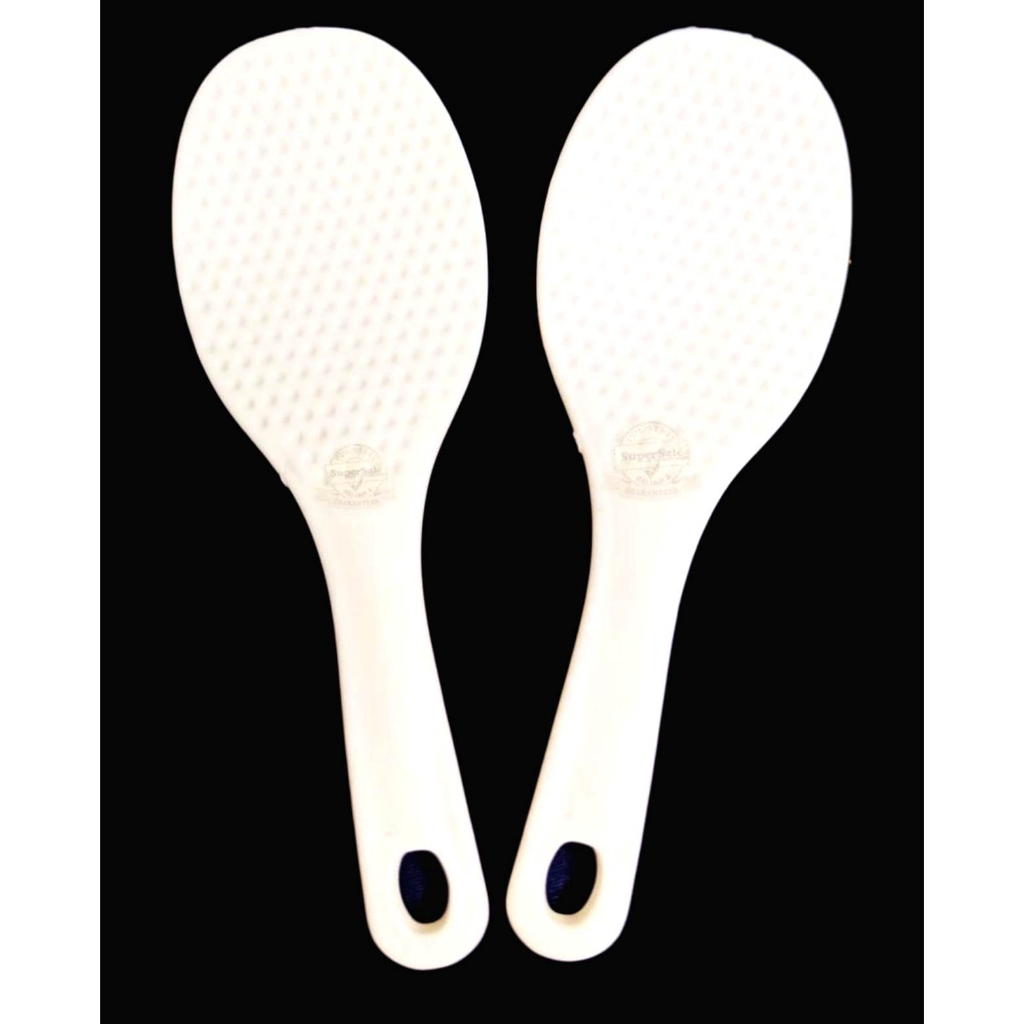 COD [#453] 2in1 Rice Sandok Plastic Ladle Spoon White Serving Spoon ...