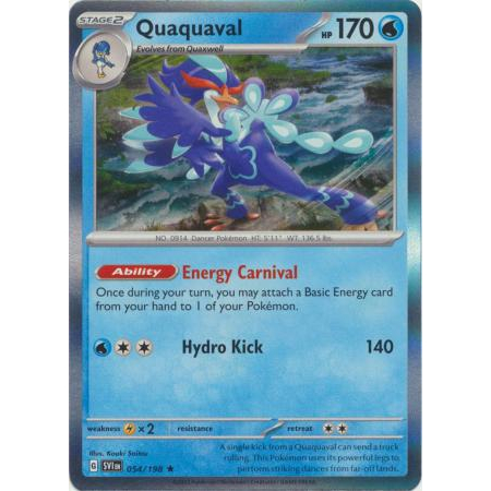 Quaquaval - 054/198 - Holo Rare | POKEMON TCG: Scarlet and Violet ...