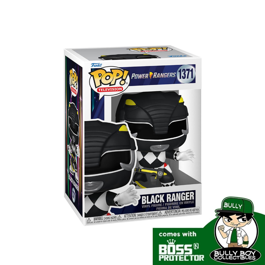 Funko POP! Television: MMPR 30th - Black Ranger 1371 (Non-Mint) With ...