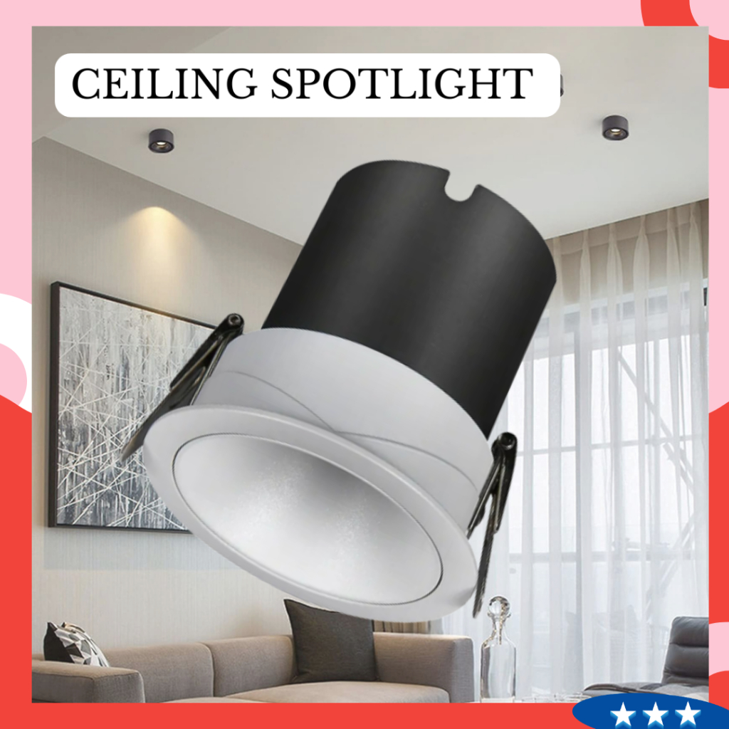 LED Round Spotlight 12W-15W Spot Ceiling Light Embedded Living Room ...
