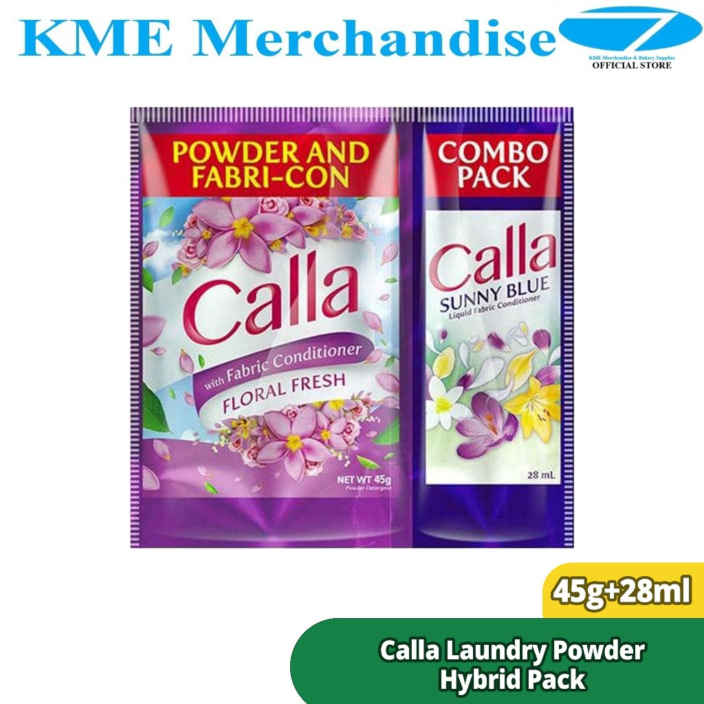 Calla Laundry Powder Hybrid Pack 45g+28ml – Powerful Cleaning, Gentle ...