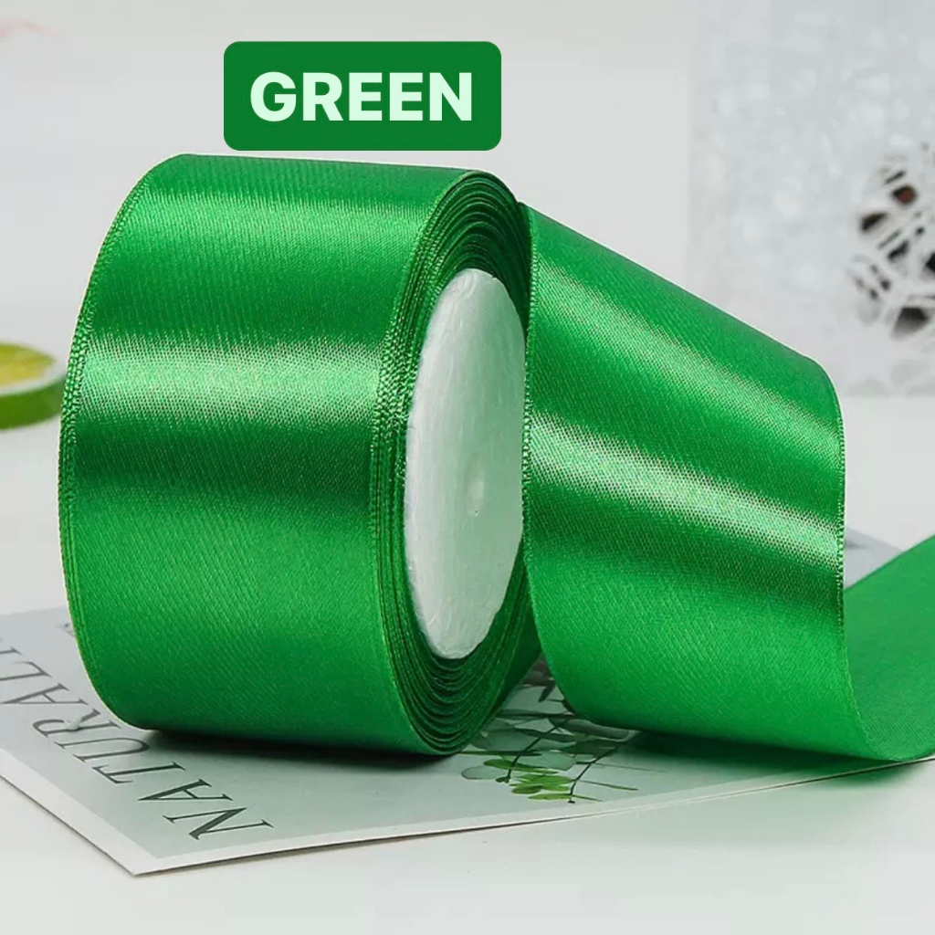 5cm Satin Ribbon Roll Gift Packaging Ribbon Flower Making DIY Holiday ...