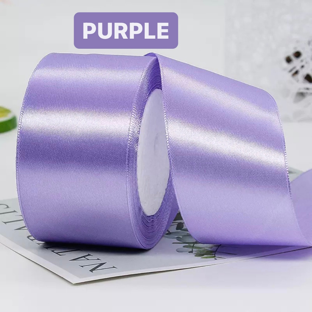 5cm Satin Ribbon Roll Gift Packaging Ribbon Flower Making DIY Holiday ...