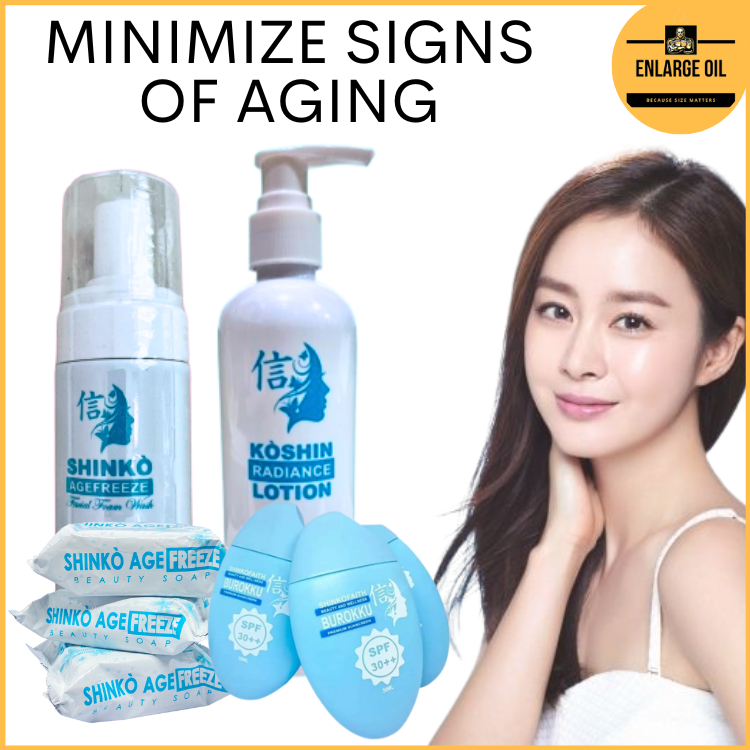 Shinko Age Freeze Beauty Soap 70g With Glutathione Collagen & Carica ...