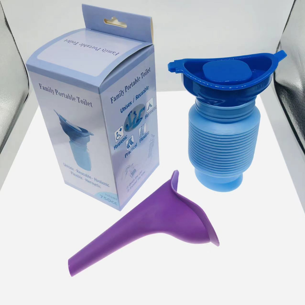 FAMILIFE Unisex Urination Device Portable Silicone Standing Up Pee Travel Urinal Funnel with ...