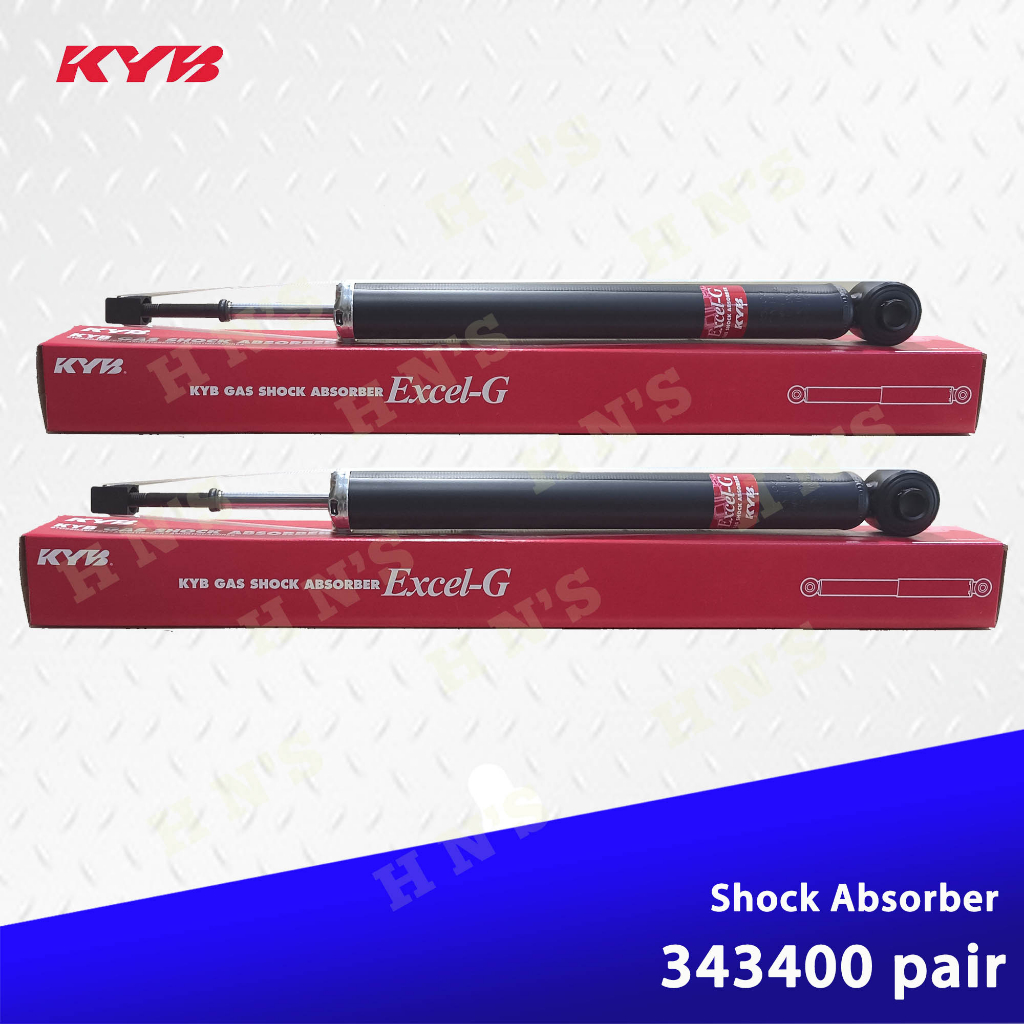 KYB Shock Absorber for Toyota Vios (ALL) 2002-2007 Set of 2 REAR Gas ...