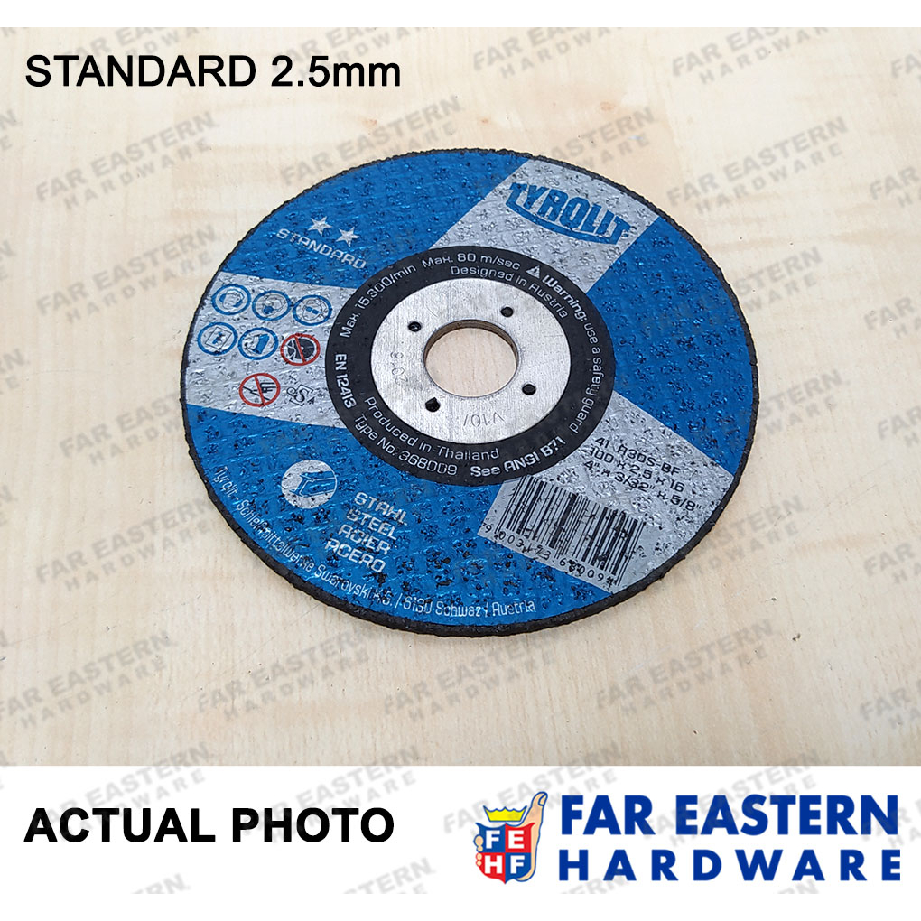 TYROLIT Cutting Disc 4" Basic / Standard / Premium for Metal, Stainless ...