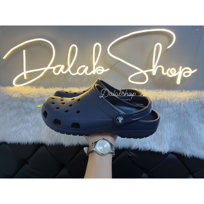 Original Crocs Classic Clog in Navy | Shopee Philippines