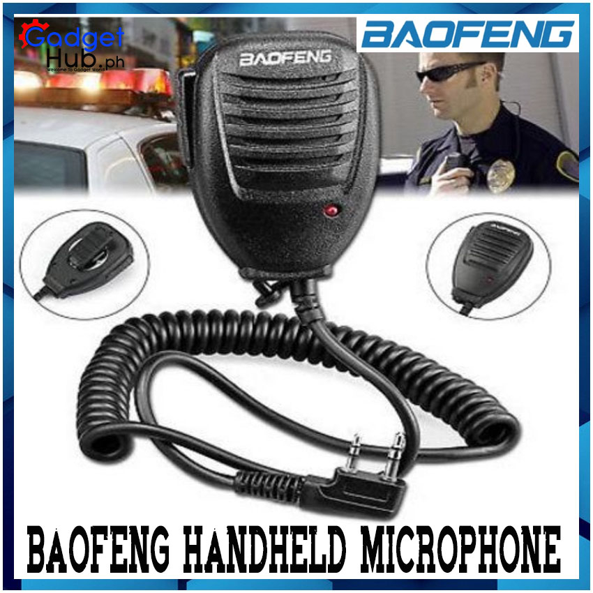 Baofeng Universal Handheld Speaker mic for Dual Band Two Way Radio ...