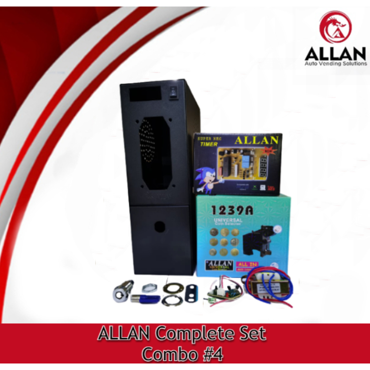 Allan Complete Set Pisonet COMBO 4/ High Powe Relay Coinslot Box ...