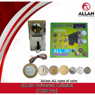 ALLAN Universal Coin Slot in Silver Panel New COINSLOT(1238) | Shopee ...