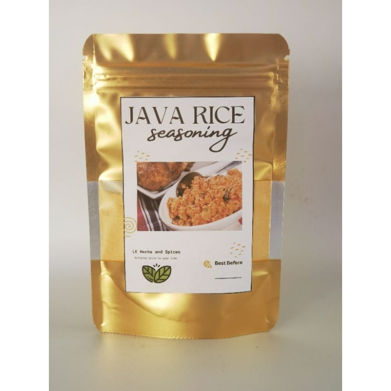 JAVA RICE SEASONING BY LK HERBS AND SPICES (50g) | Shopee Philippines