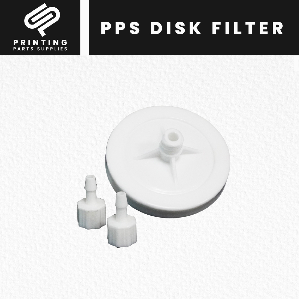 PPS Disc Ink Filter White for Large Format Printer 4x6 mm Ink Resistant ...
