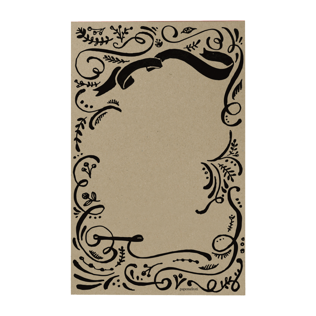 Papemelroti Patterned Writing Pad Notepad | Stationery | CLEARANCE ...
