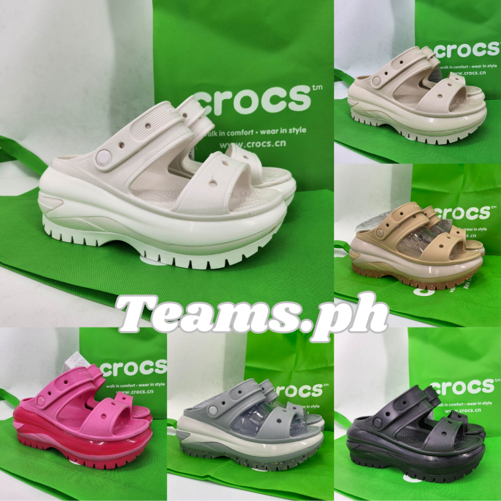 CROCS CLASSIC MEGA CRUSH SLIDE FOR WOMEN (mc2) | Shopee Philippines