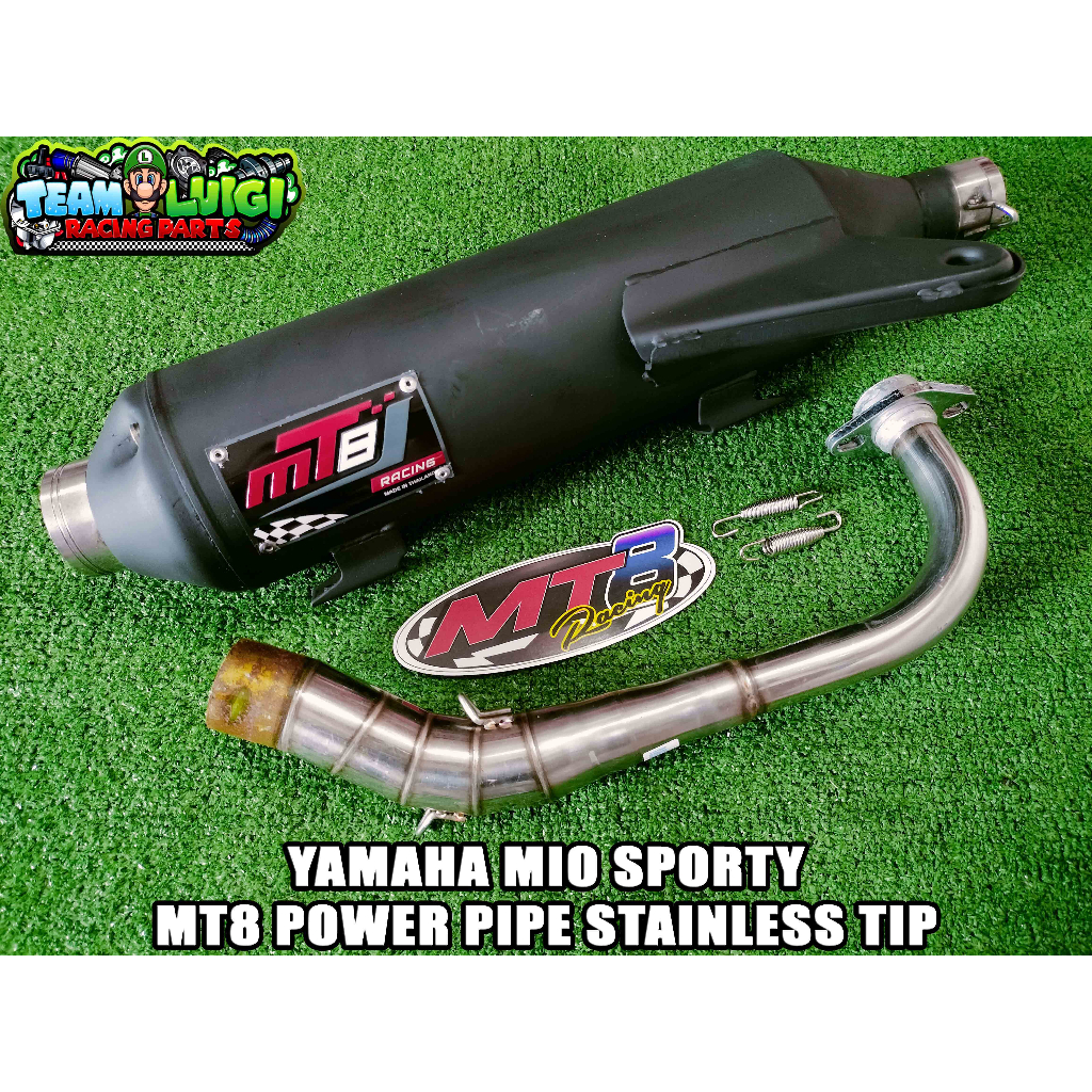 MT8 POWER PIPE STAINLESS TIP FOR YAMAHA MIO SPORTY | Shopee Philippines