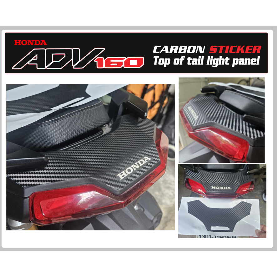 adv 160 carbon STICKER garnish tail | Shopee Philippines