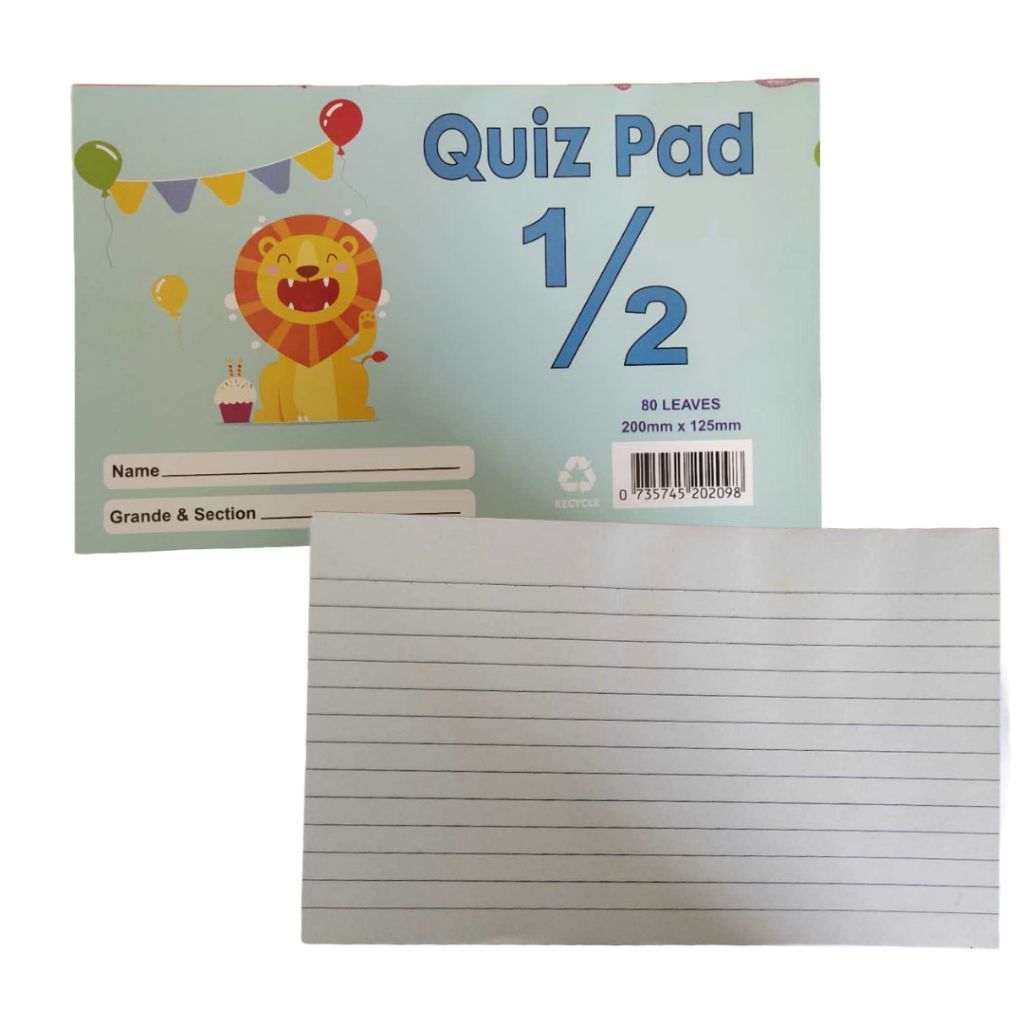 High Sun Writing Pad Paper Grade1 Grade 2 Grade 3 1/2 quiz pad | Shopee ...