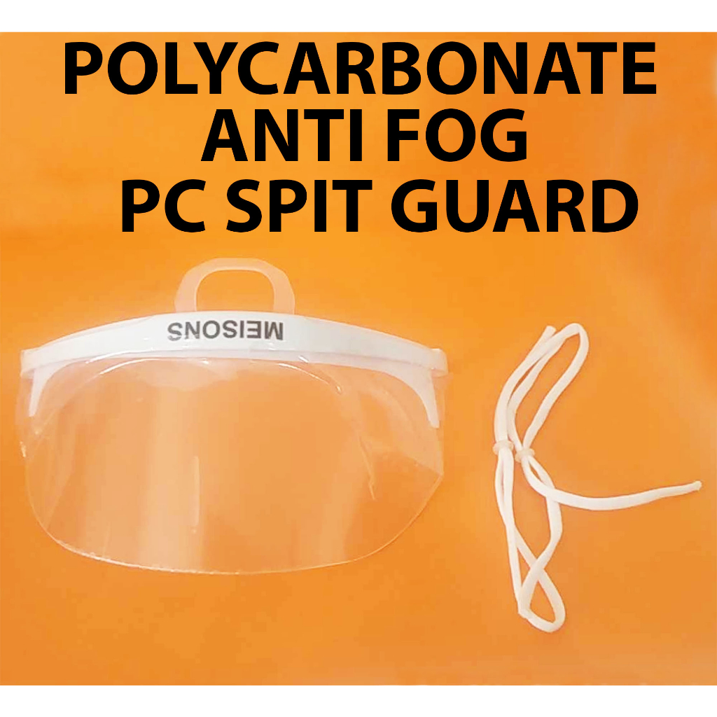 POLYCARBONATE SPIT GUARD ANTI FOG SNEEZE GUARD SANITARY FOOD ...