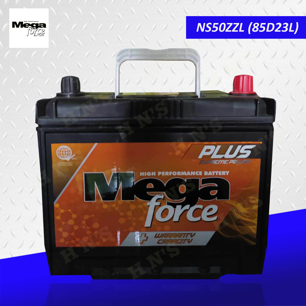 Mega Force Plus 1SMF NS50ZL 85D23L (85AH) Premium Maintenance Free ...