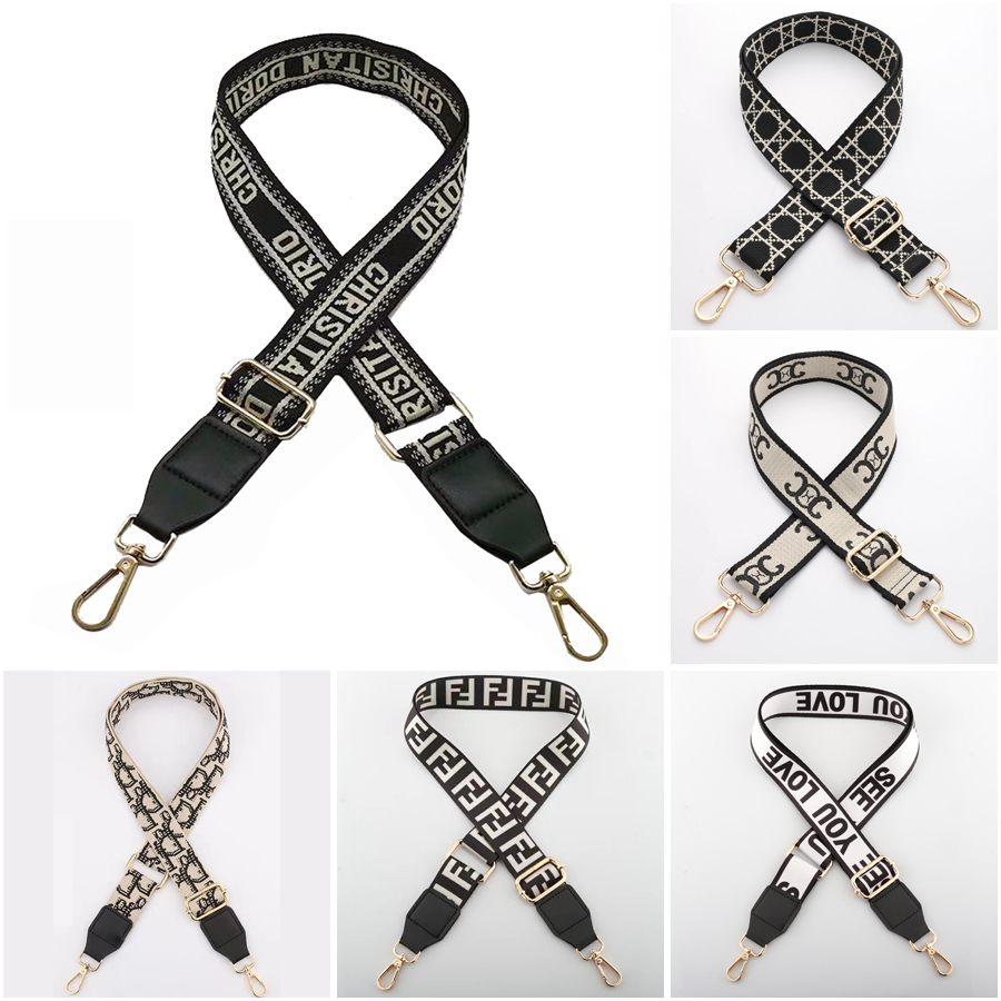 All Match Bag Strap Sling Replacement Black White Belt for Men Bag ...
