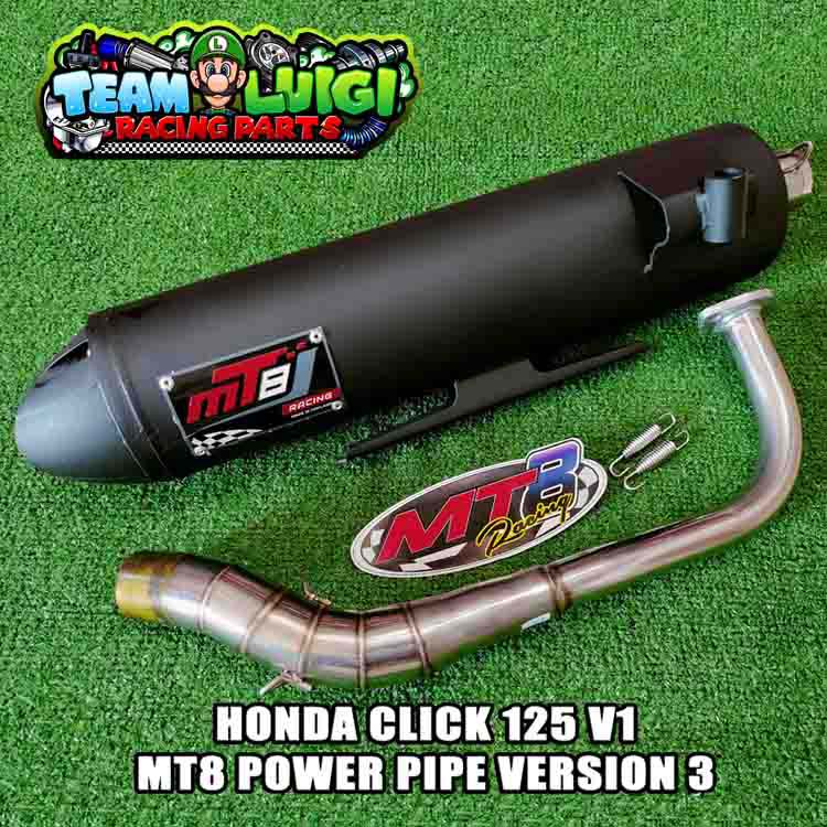 MT8 POWER PIPE VERSION 3 FOR HONDA CLICK 125 V1 | Shopee Philippines