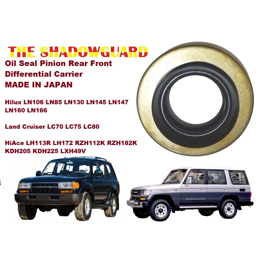 Oil Seal Pinion Rear Front Differential Carrier Hilux HiAce Land ...