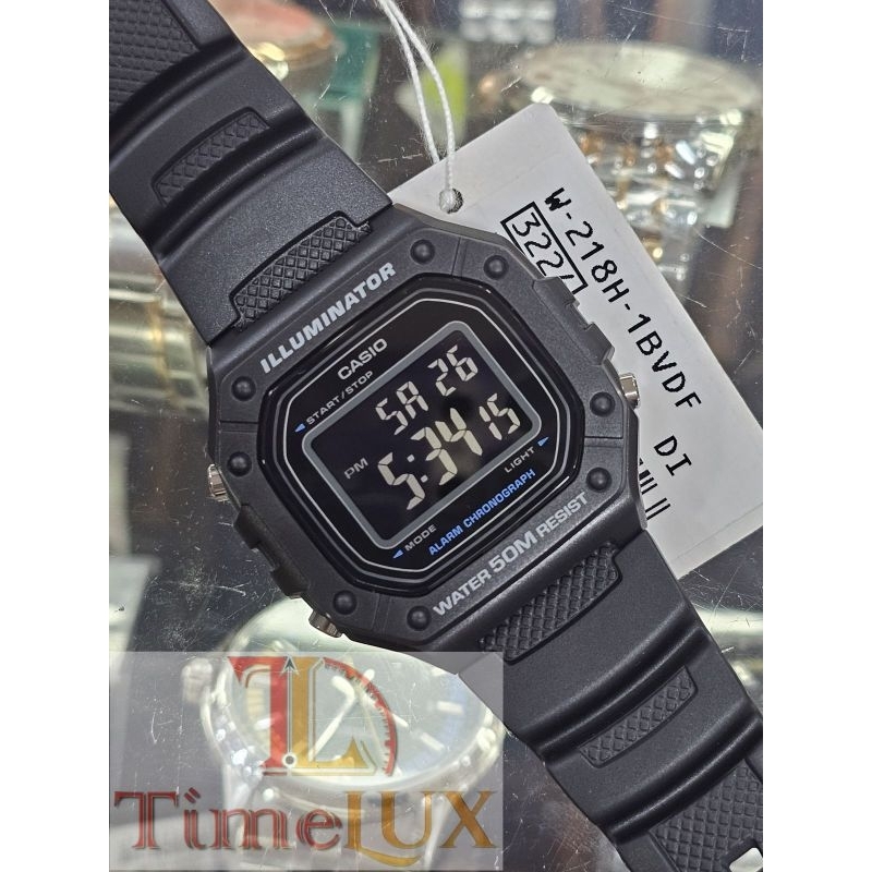 CASIO ILLUMINATOR W 218H 1B RUBBER | Shopee Philippines