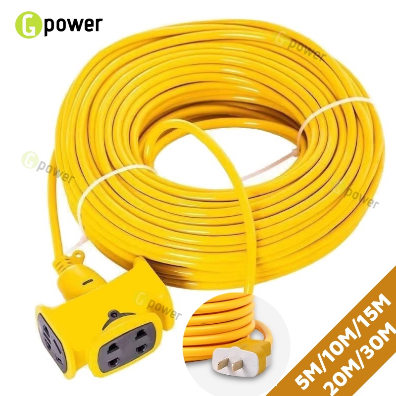 Extension Cord Socket With Cable Extra-long Plug-in Strip 5/10/15/20/30 ...