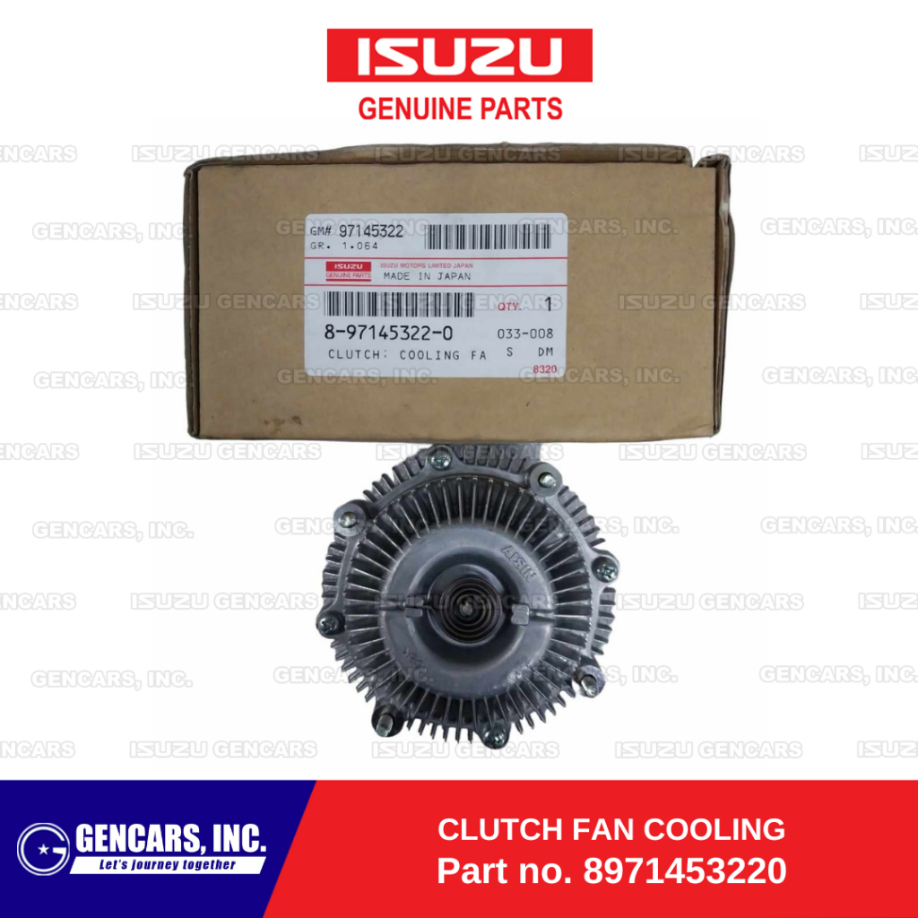 Isuzu Clutch Cooling Fan for Crosswind MT 2001-2006 (8971453220 ...