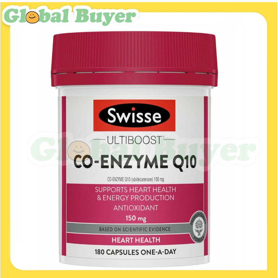 Swisse Co-Enzyme Q10 150mg 180 Capsules | Shopee Philippines