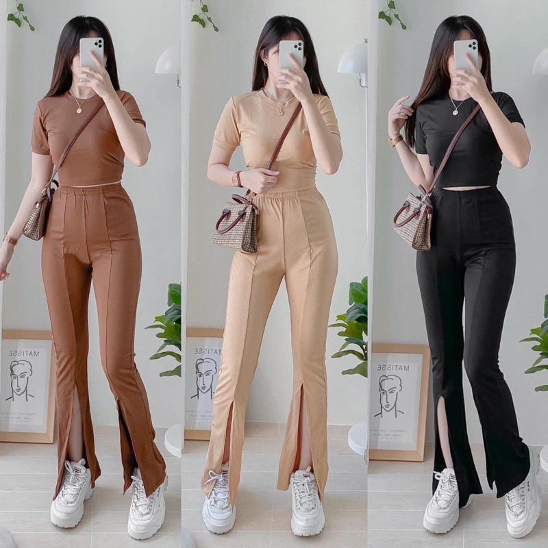 |MXN| Yvone Coords Pants Workout | Shopee Philippines