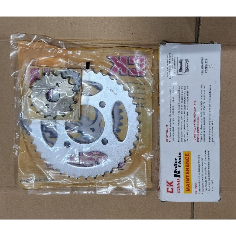 Pang kargahan o pasada na Chain Kit TMX 125, Rusi TC Macho 125, Skygo ...