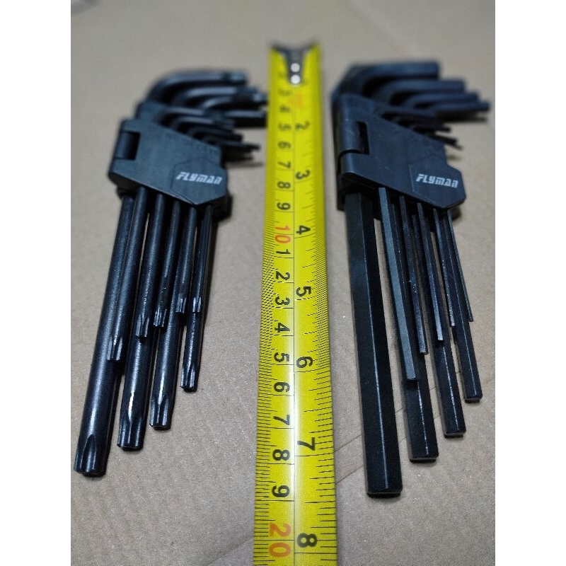 flyman 9pcs allen wrench set flower type usa made | Shopee Philippines