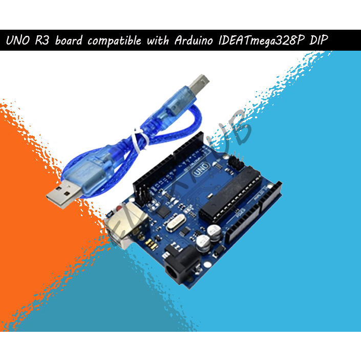 UNO R3 board compatible with Arduino IDEATmega328P CH340 DIP | Shopee ...