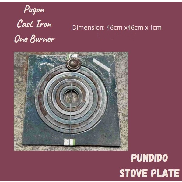 Pugon Lutuan Cast Iron Pundido Stove Plate One Burner | Shopee Philippines